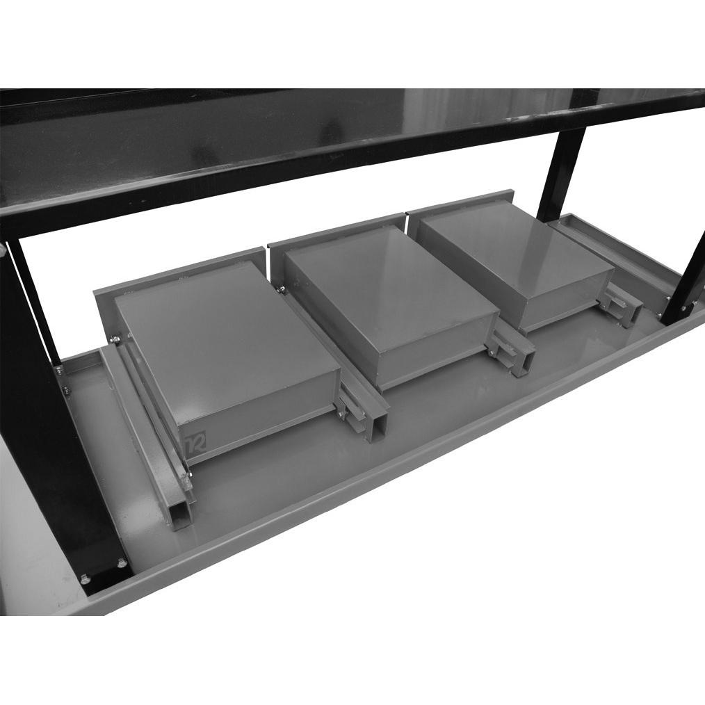 Redline RE3DT Metal Work Table with 3 Drawers - Durable & Spacious