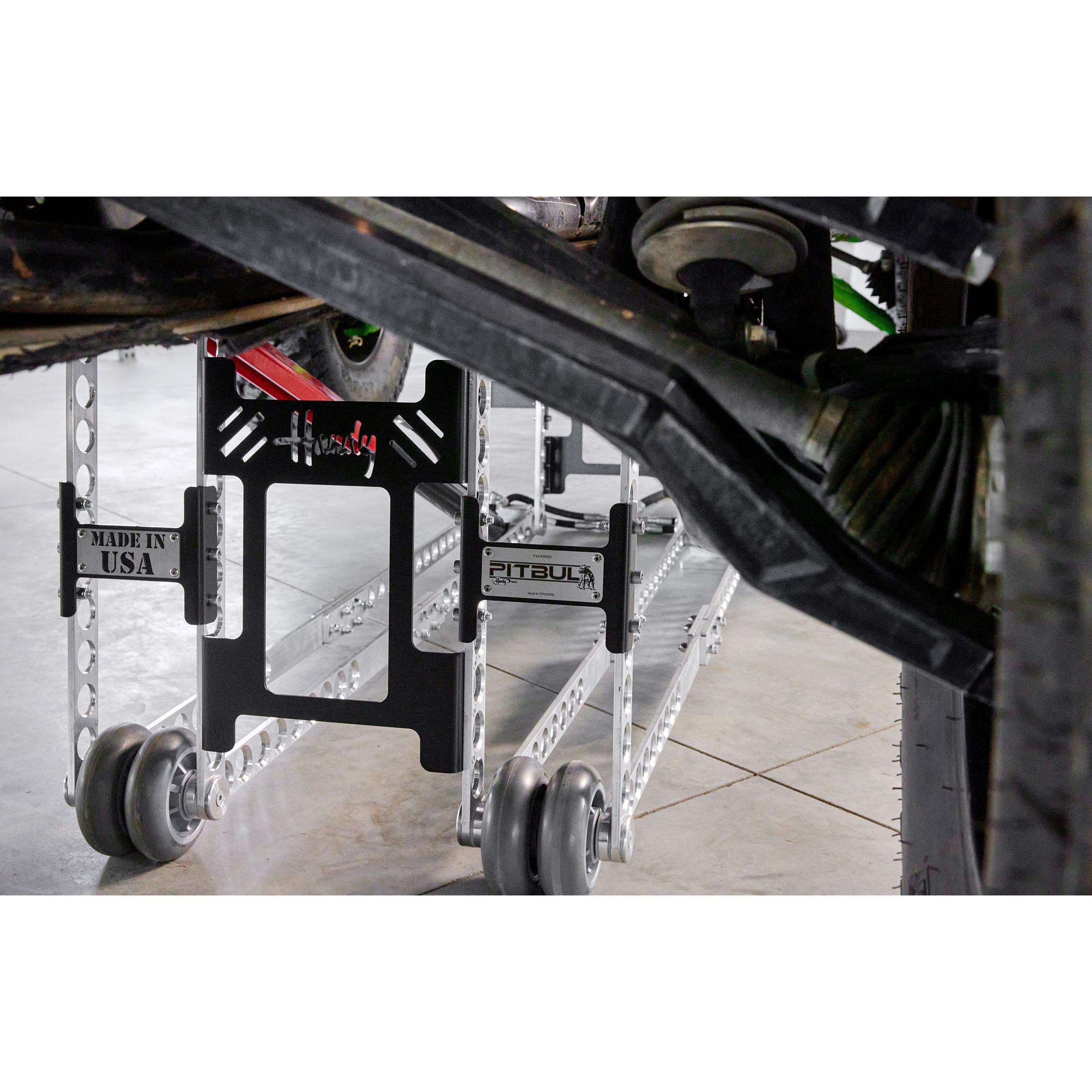 Handy PITBUL Portable Electric 3000 Lb. UTV Lift | Redline Stands