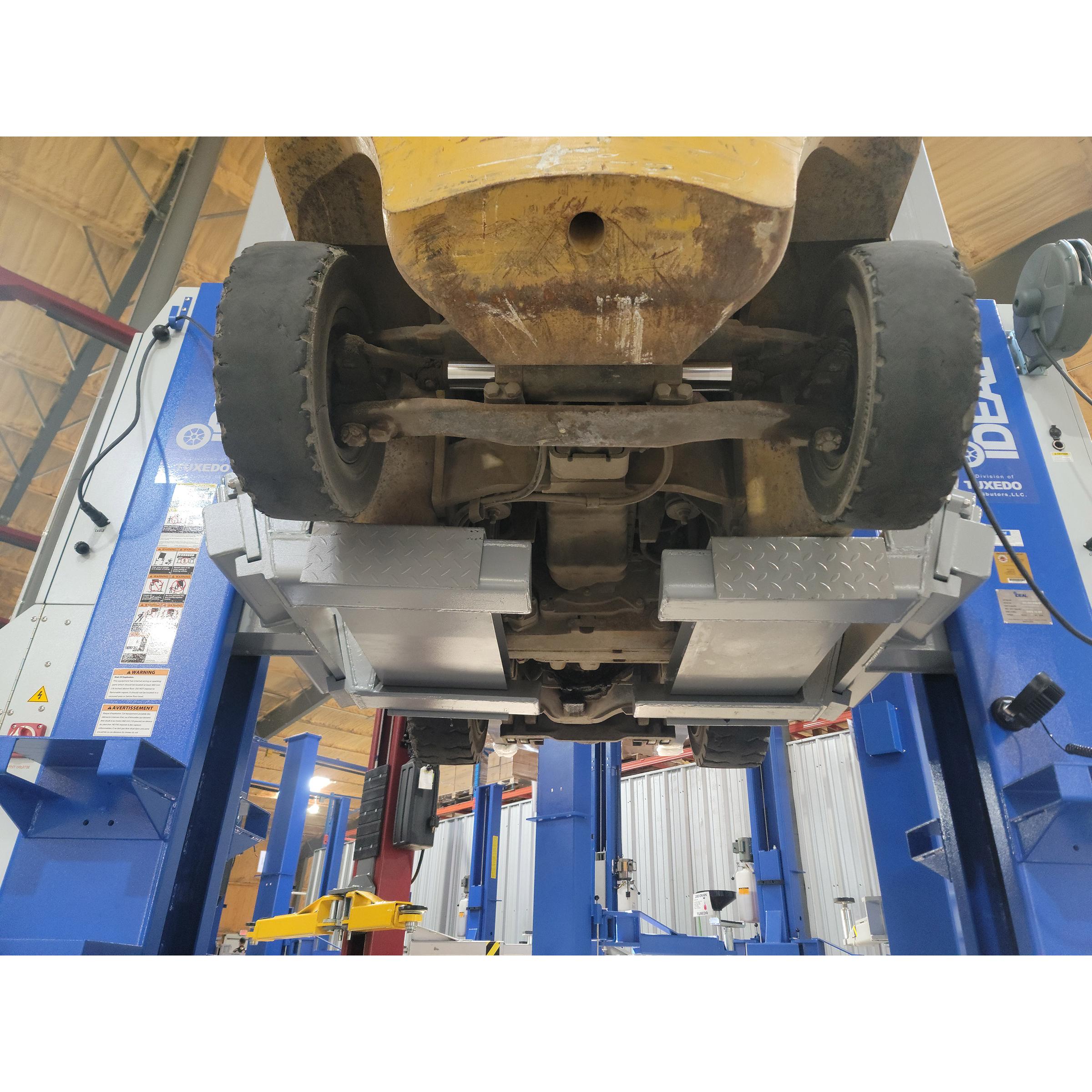 Ideal 13K Mobile 2-Column Forklift Lift | Redline Stands