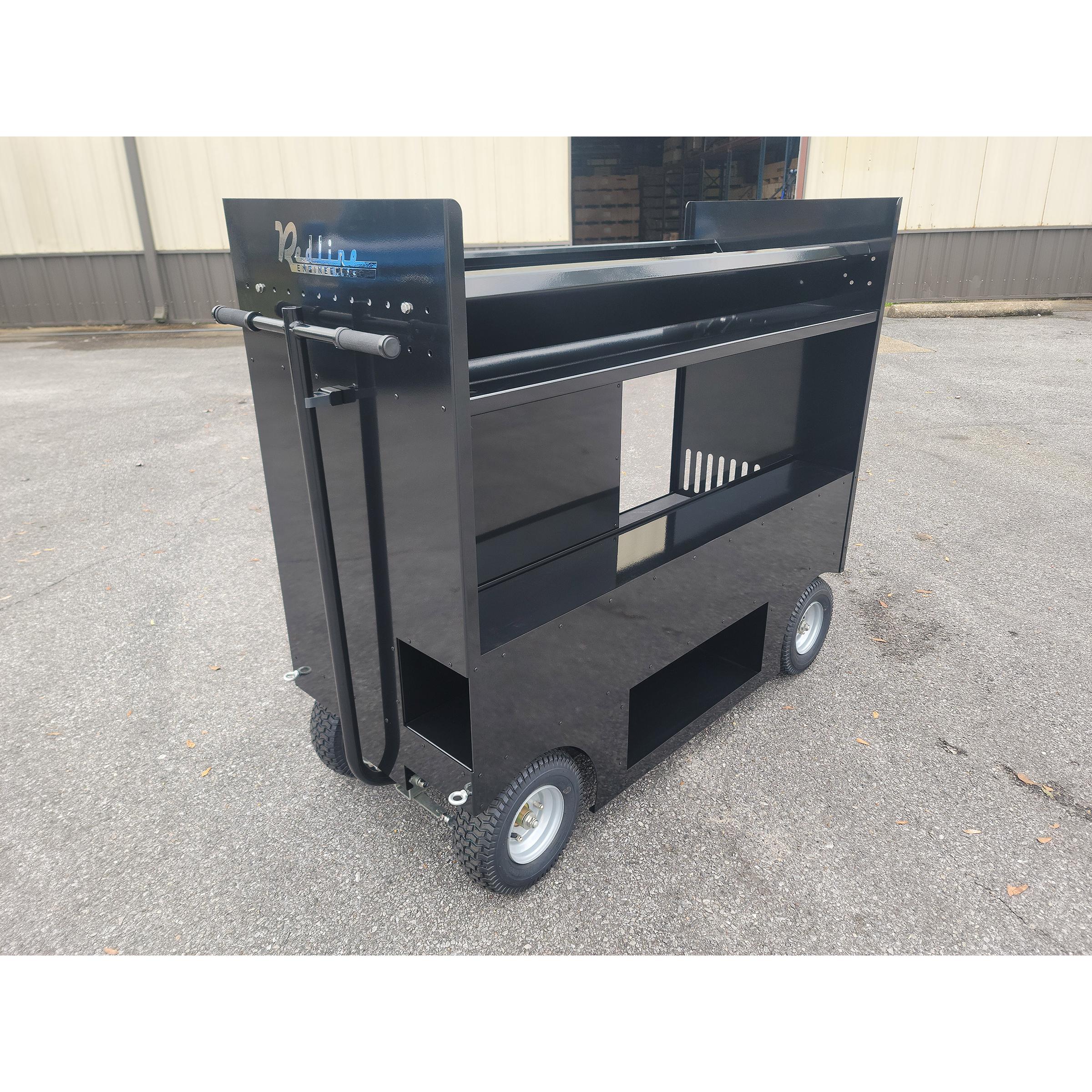 Redline Tire Cart with Built-In Toolbox