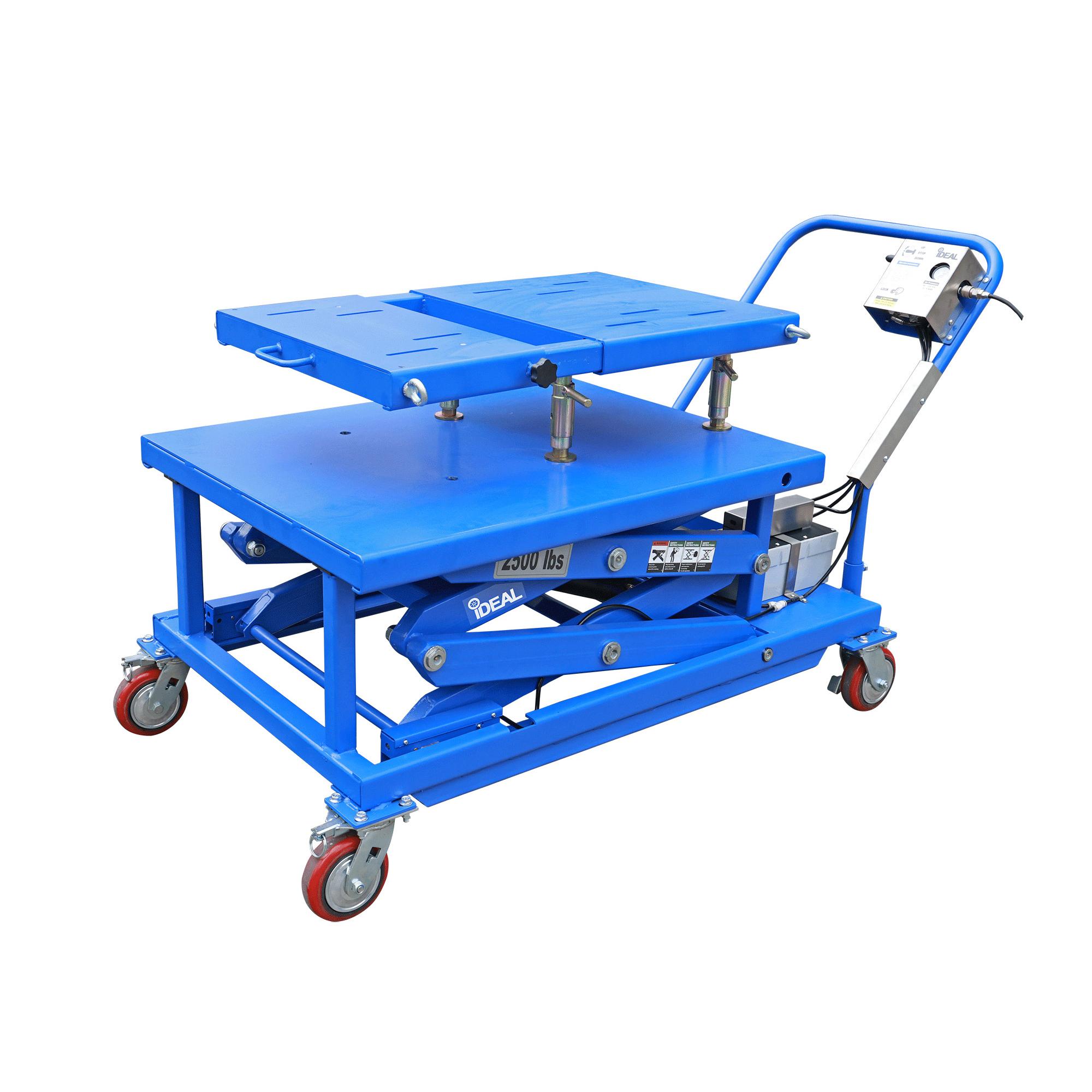 iDeal 2500 lb. Air/Hydraulic Powertrain Lift Table | Powertrain Lift ...