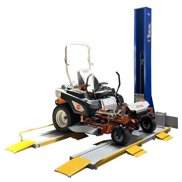 iDeal Low Profile 2000lbs. Single Column ATV/UTV/Lawnmower Lift