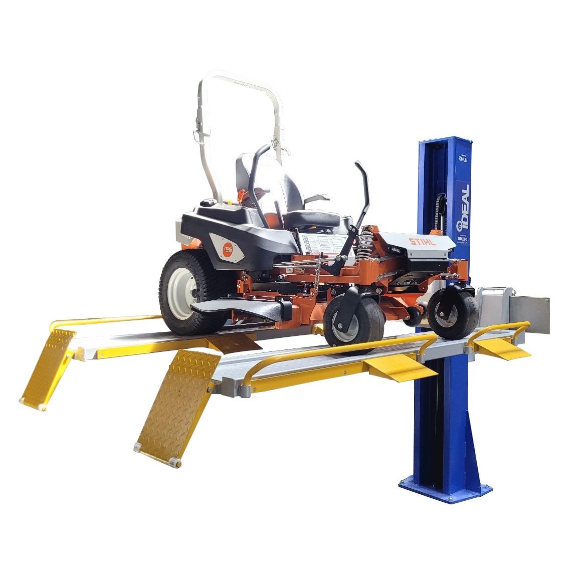 iDeal Low Profile 2000lbs. Single Column ATV/UTV/Lawnmower Lift