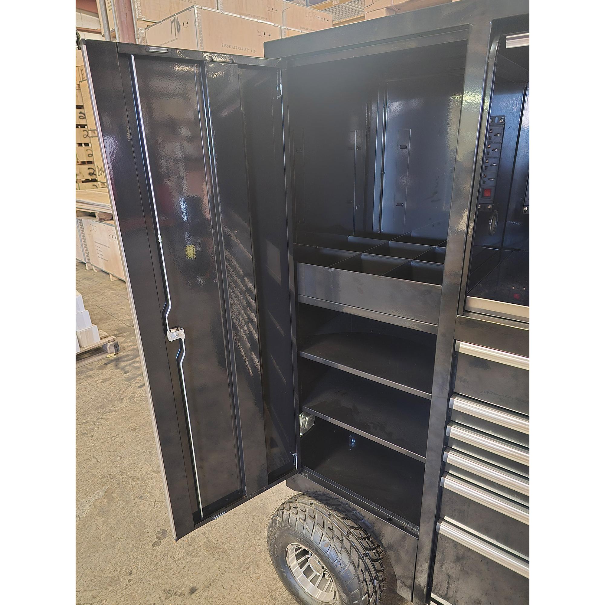 Redline RE90PBXL 90" Pit Cart Tool Box Wagon | Redline Stands