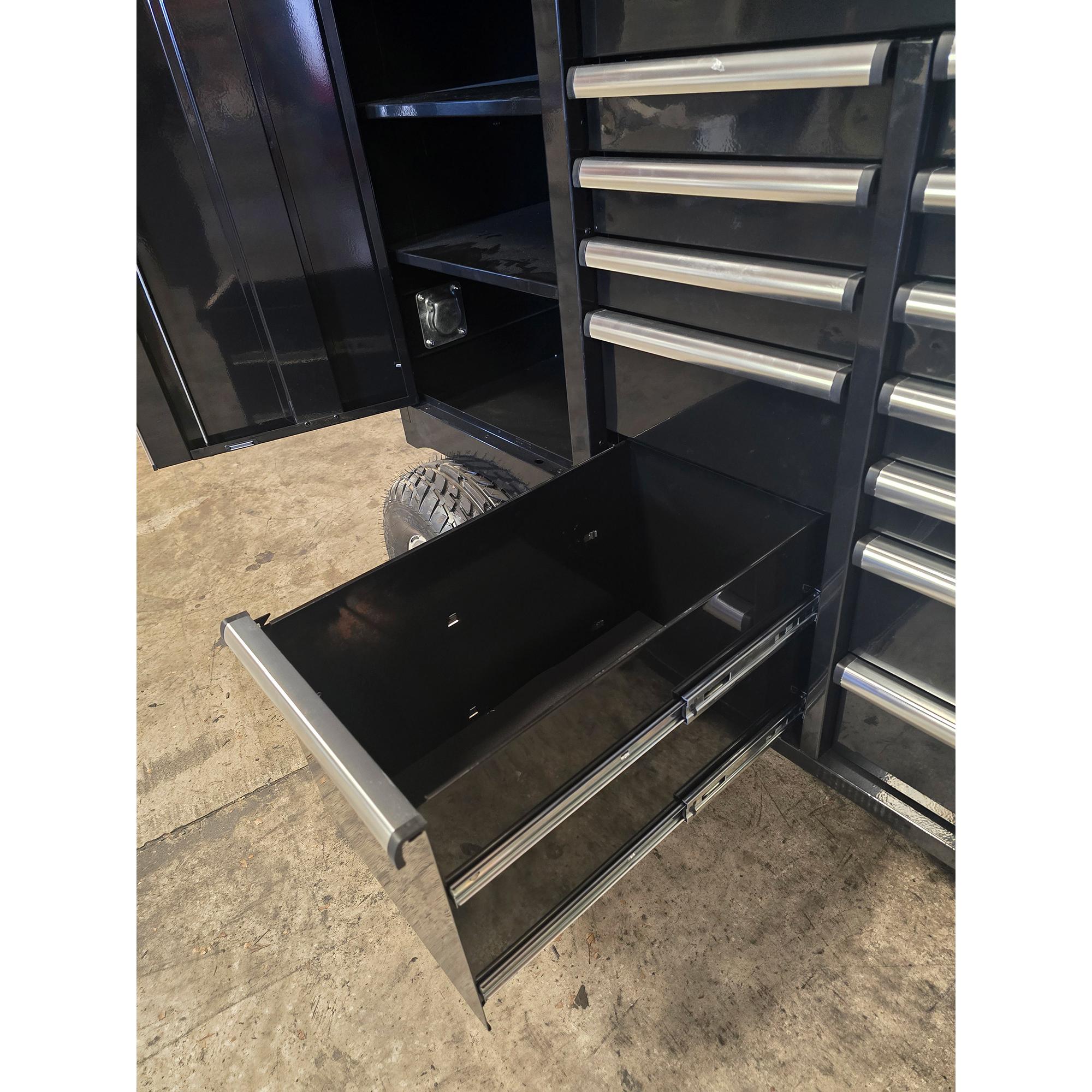 Redline RE90PBXL 90" Pit Cart Tool Box Wagon | Redline Stands