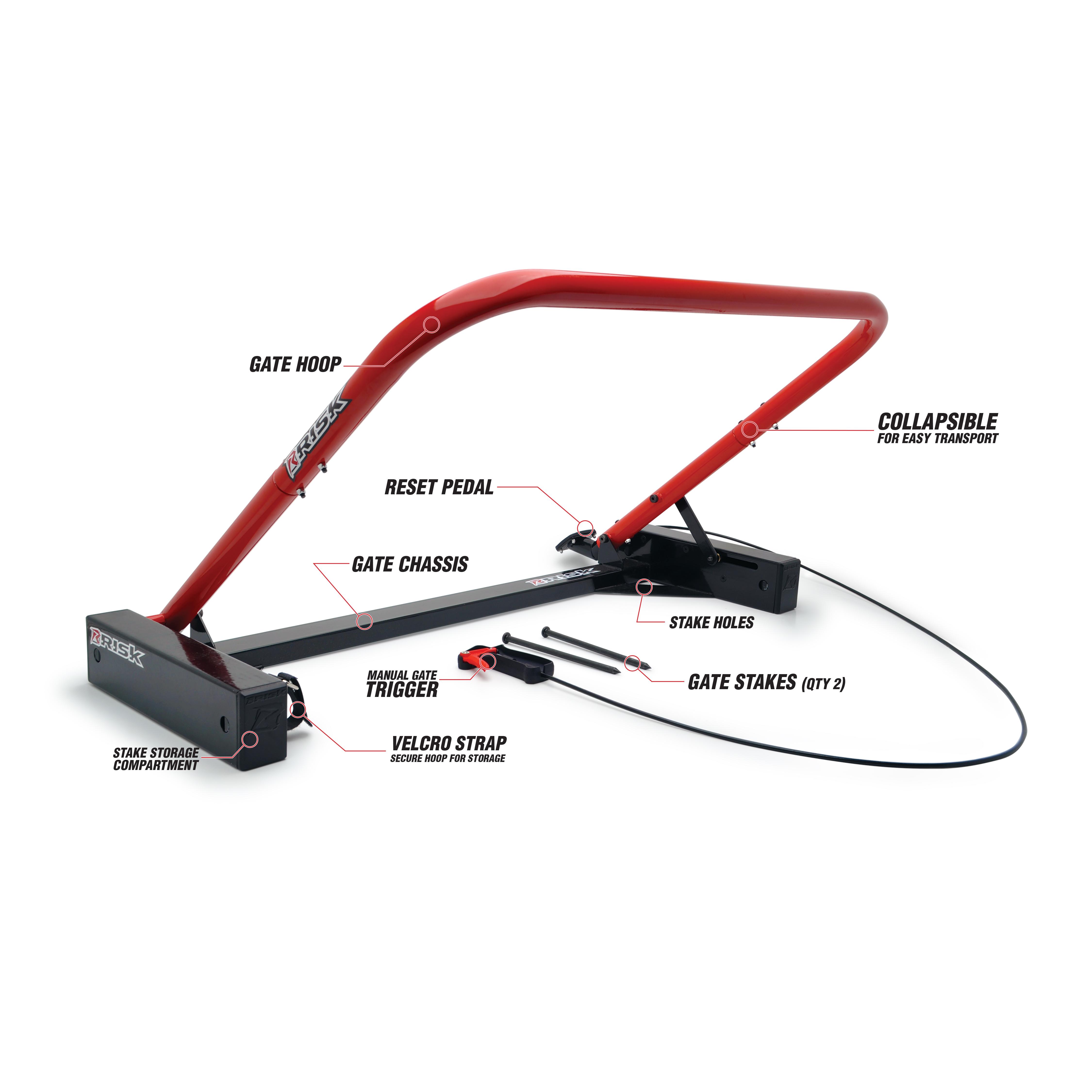 Risk Racing Manual Motocross Starting Holeshot Gate | Redline Stands