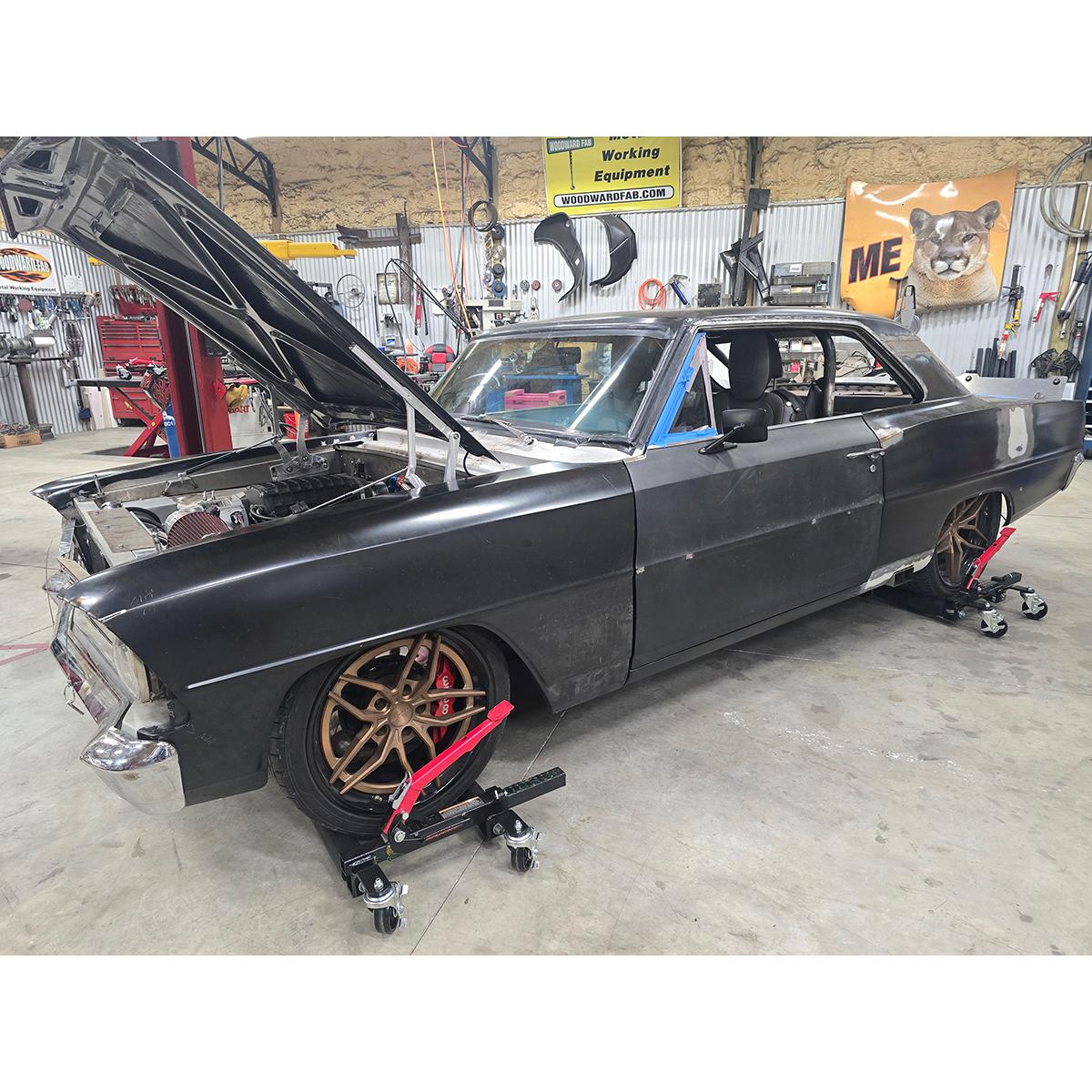 Redline Automotive Car Ratcheting Wheel Skates Dolly System