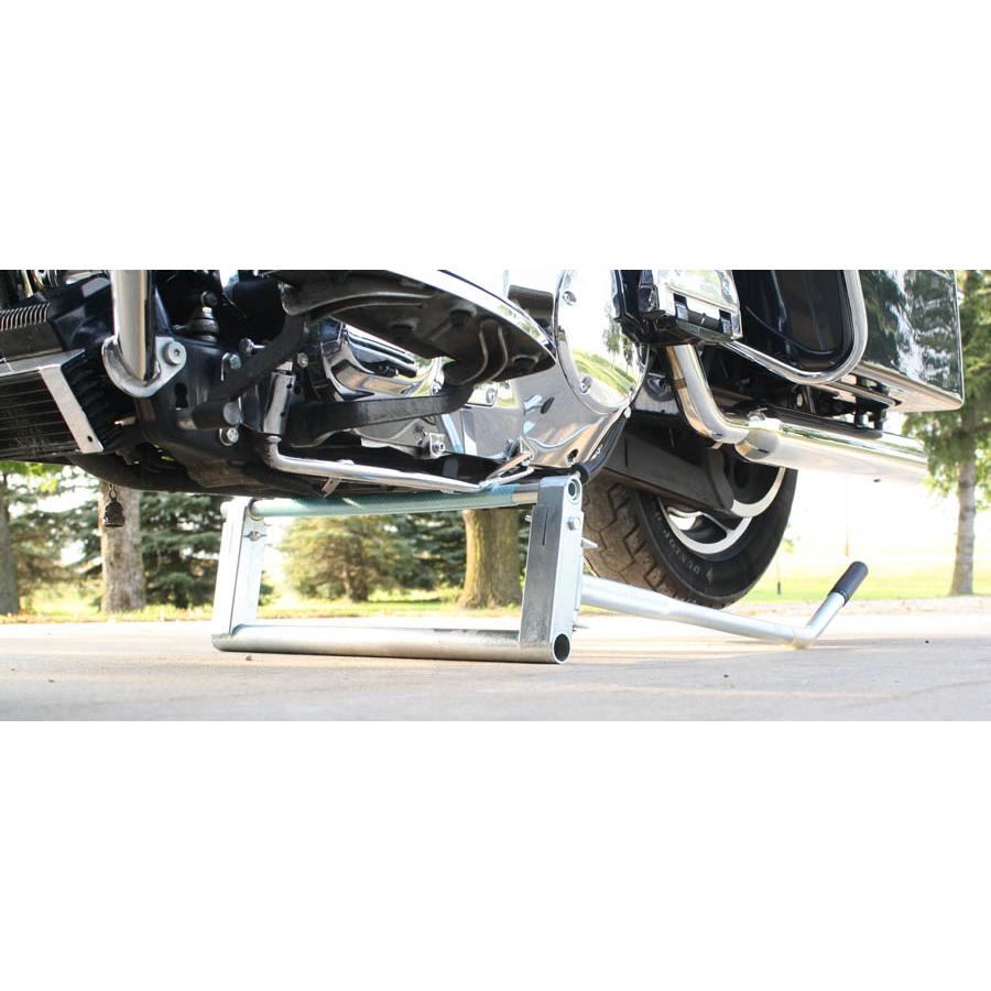 BikeTek Collapsible Adjustable Center Stand – Perfect for Harley ...