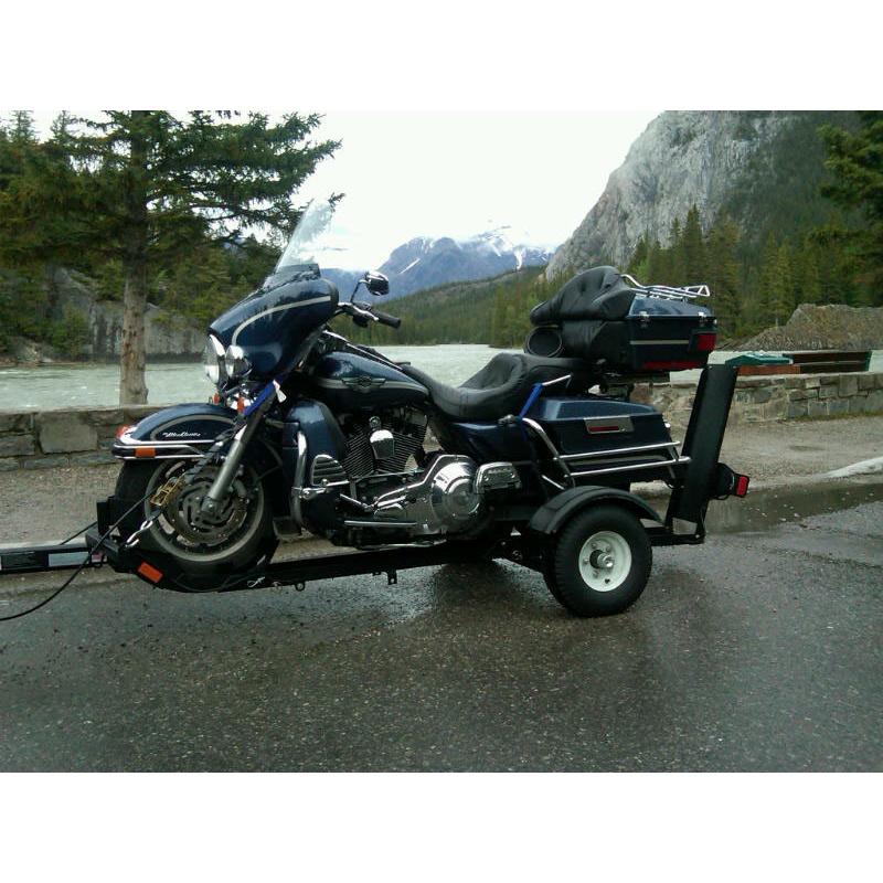 Stinger Folding Double Motorcycle Trailer | Reviewmotors.co
