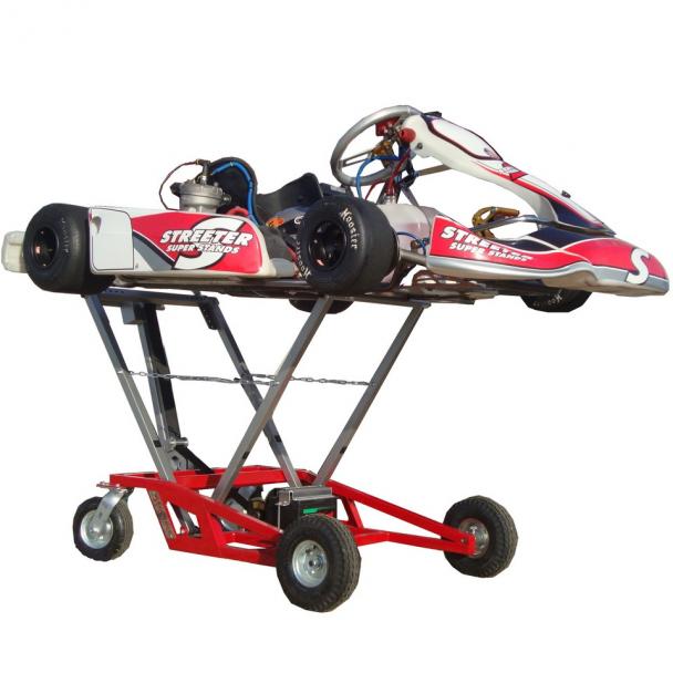 Streeter Electric Super Lift Racing Go Kart Stand | Redline Stands