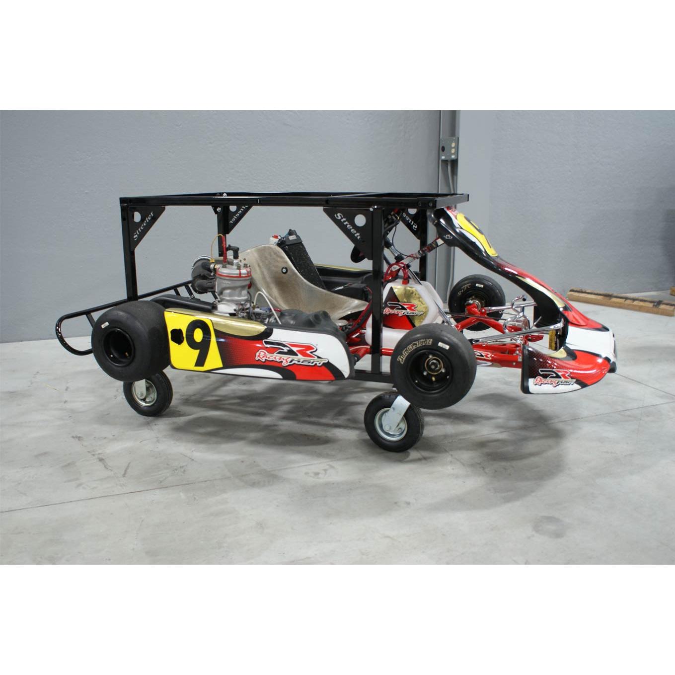 Streeter Double Wide Twin Stack Go Kart Stand | Redline Stand