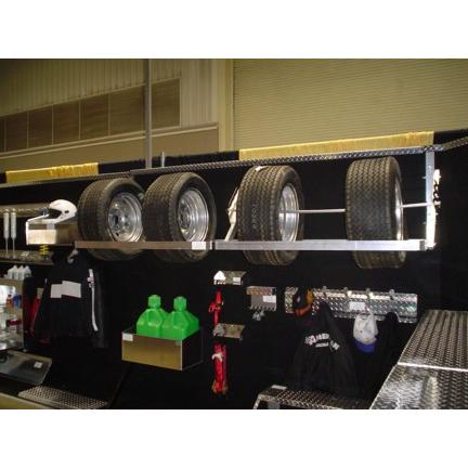 Pit Products 4/5/8 Ft Universal Trailer Tire Rack | Redline Stands