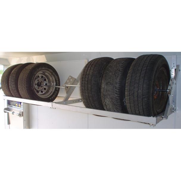 Pit Products 4/5/8 Ft Universal Trailer Tire Rack | Redline Stands