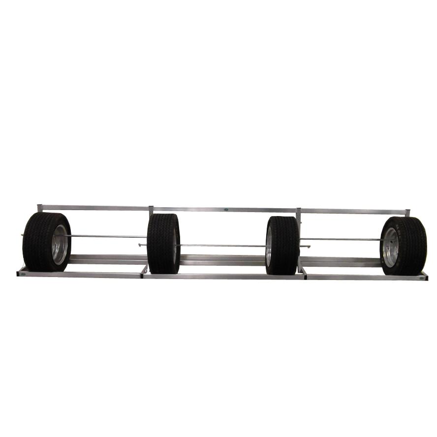 Pit Products 9/12/14 Ft Deluxe Universal Trailer Tire Rack | Redline Stands