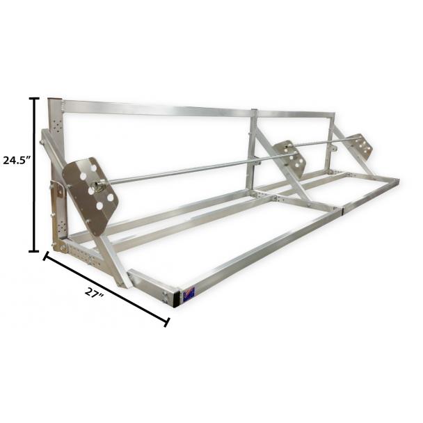 Pit Products 9/12/14 Ft Deluxe Universal Trailer Tire Rack | Redline Stands