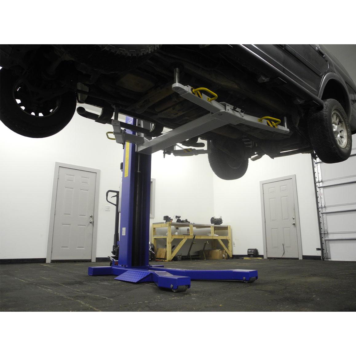 iDeal Mobile Low Profile Single Column 6,000lb Lift | Pallet Jack Car ...