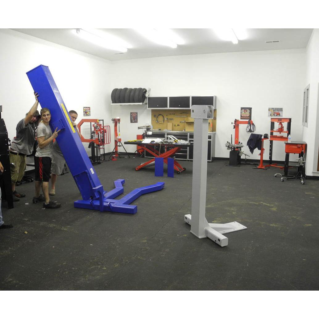 Ideal 6000 lb Mobile Single Column Lift – Low Profile & Heavy-Duty