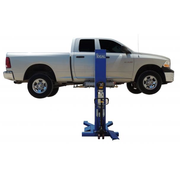 Ideal 6000 lb Mobile Single Column Lift – Low Profile & Heavy-Duty