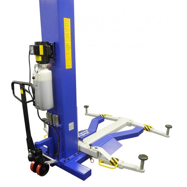 Ideal 6000 lb Mobile Single Column Lift – Low Profile & Heavy-Duty