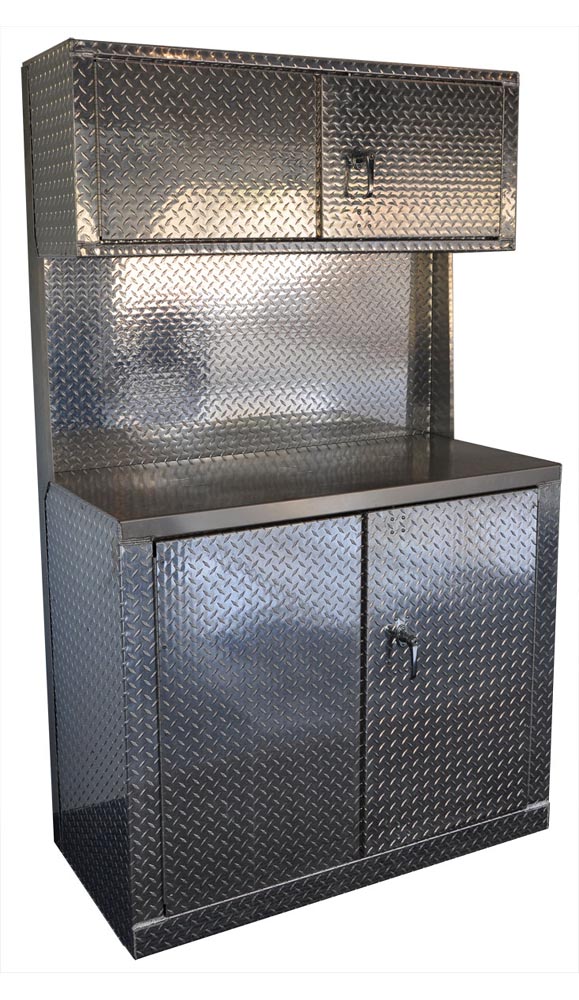 Pit Products Base and Overhead Cabinet and Locker Package | Redline Stands