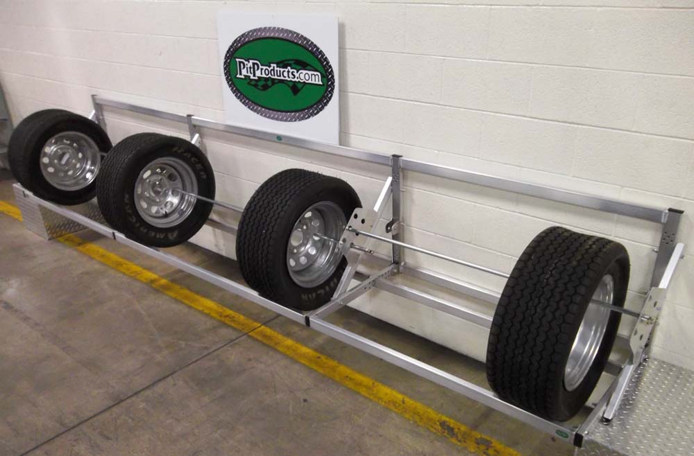 Pit Products 9/12/14 Ft Deluxe Universal Tire Rack - FREE SHIPPING