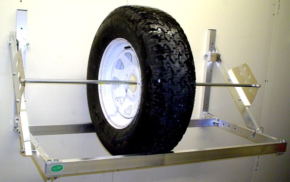 Pit Products 4/6/8 Ft Universal Trailer Tire Rack - FREE SHIPPING